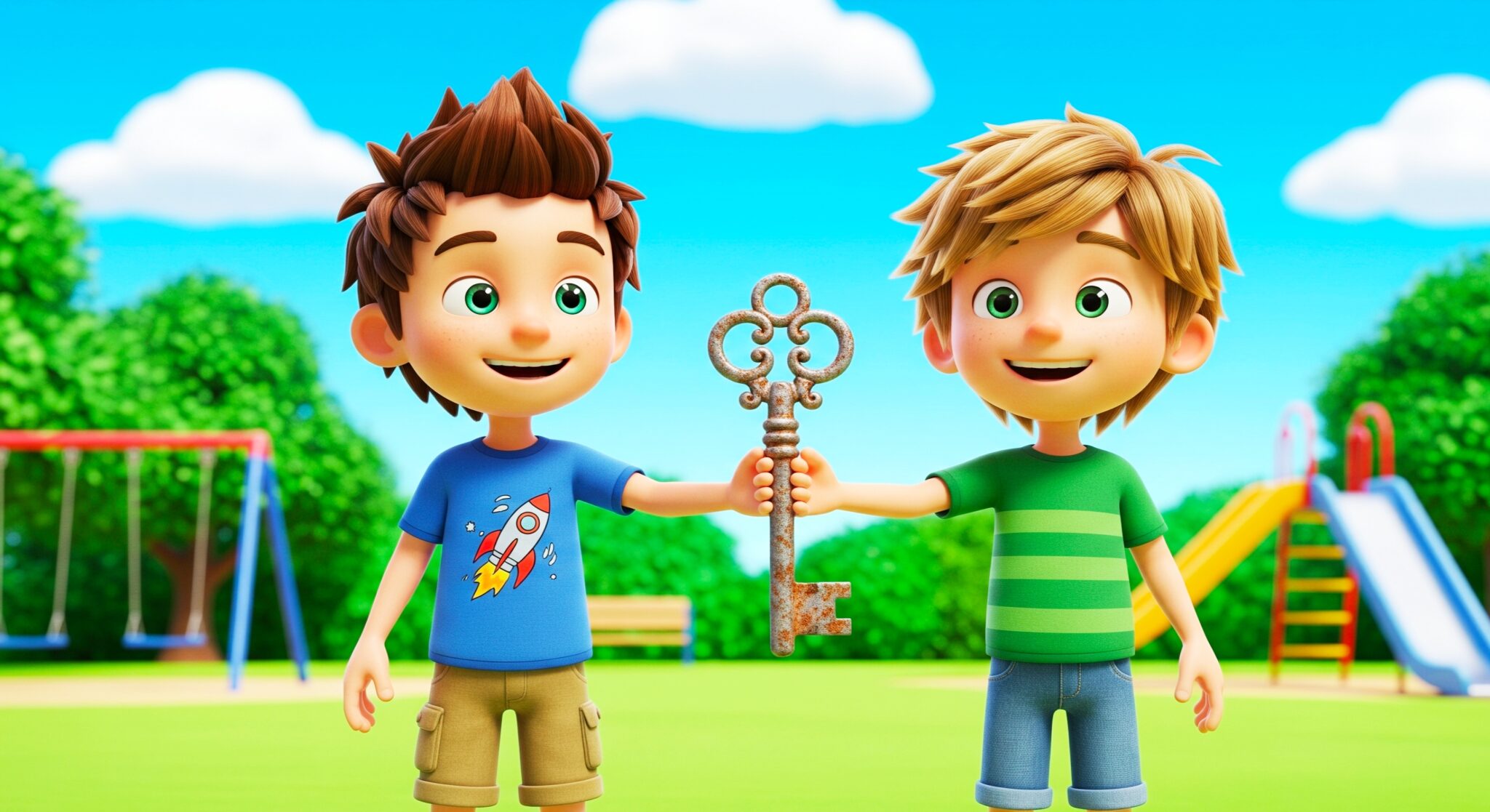 Two Friends Moral Story for Kids – The Real Treasure of Friendship ...