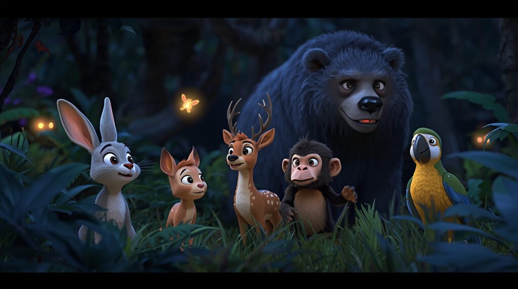 The Night in the Whispering Jungle – Short Bedtime Story for Kids ...